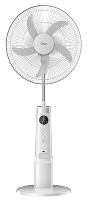 Buy Midea 18" Rechargeable Stand Fan (FS45-23MRD) – White | Eureka Kuwait