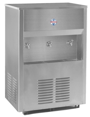 HASAWI 3-Tap Water Cooler 72L/H (WCG3AS) – Steel | Eureka Kuwait