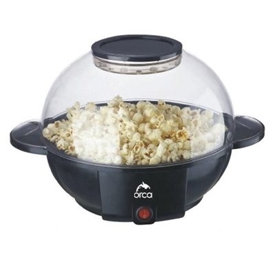 ORCA Popcorn Maker 500W OR-PM3750A Black - Buy Now | Eureka | Kuwait