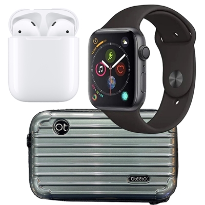 Buy Oteeto Smart Watch TS96 + Earbuds - Black | Eureka Kuwait