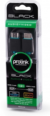 Buy PROLINK HDMI to HDMI Cable (1.5M, PB348-0150) - Black | Eureka Kuwait