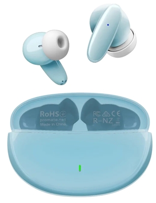 Buy Promate Lush Wireless Earbuds – Blue | Super Sound & Comfort ...