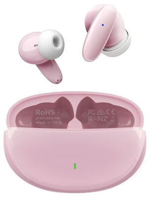 Buy Promate Lush Wireless Earbuds (Pink) | Ergonomic Bluetooth Earbuds ...