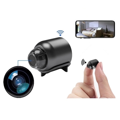 Buy ROHS Mini Hidden Security Camera 1080P with Night Vision - Black ...