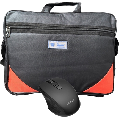 Buy STRINGS 14" to 16" Laptop Bag + LAZOR Wireless Mouse | Eureka Kuwait