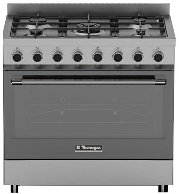 Tecnogas TCUS96GGT5X 90x60cm 5-Burner Gas Cooker – Buy Online Kuwait ...